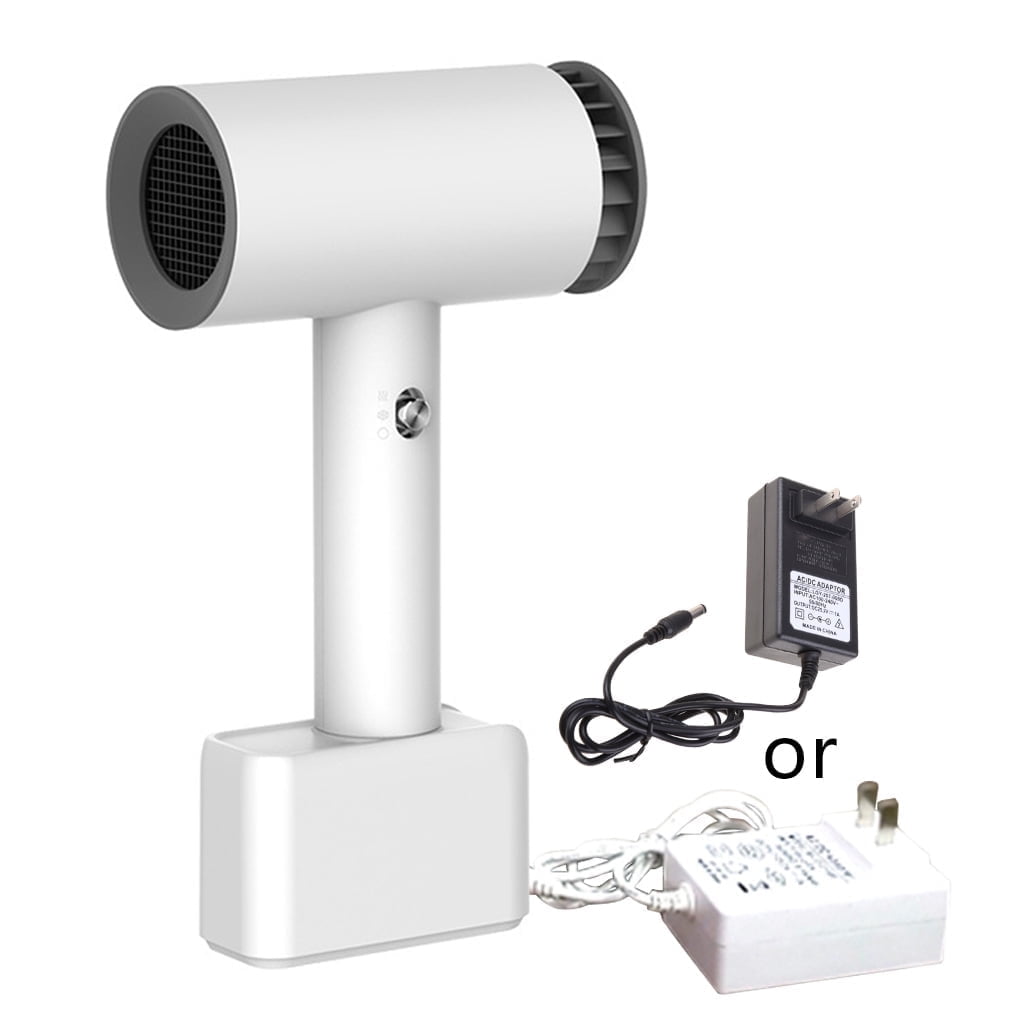 KASGMU Cordless Hair Dryer - Hot and Cold Wind Rechargeable Portable ...