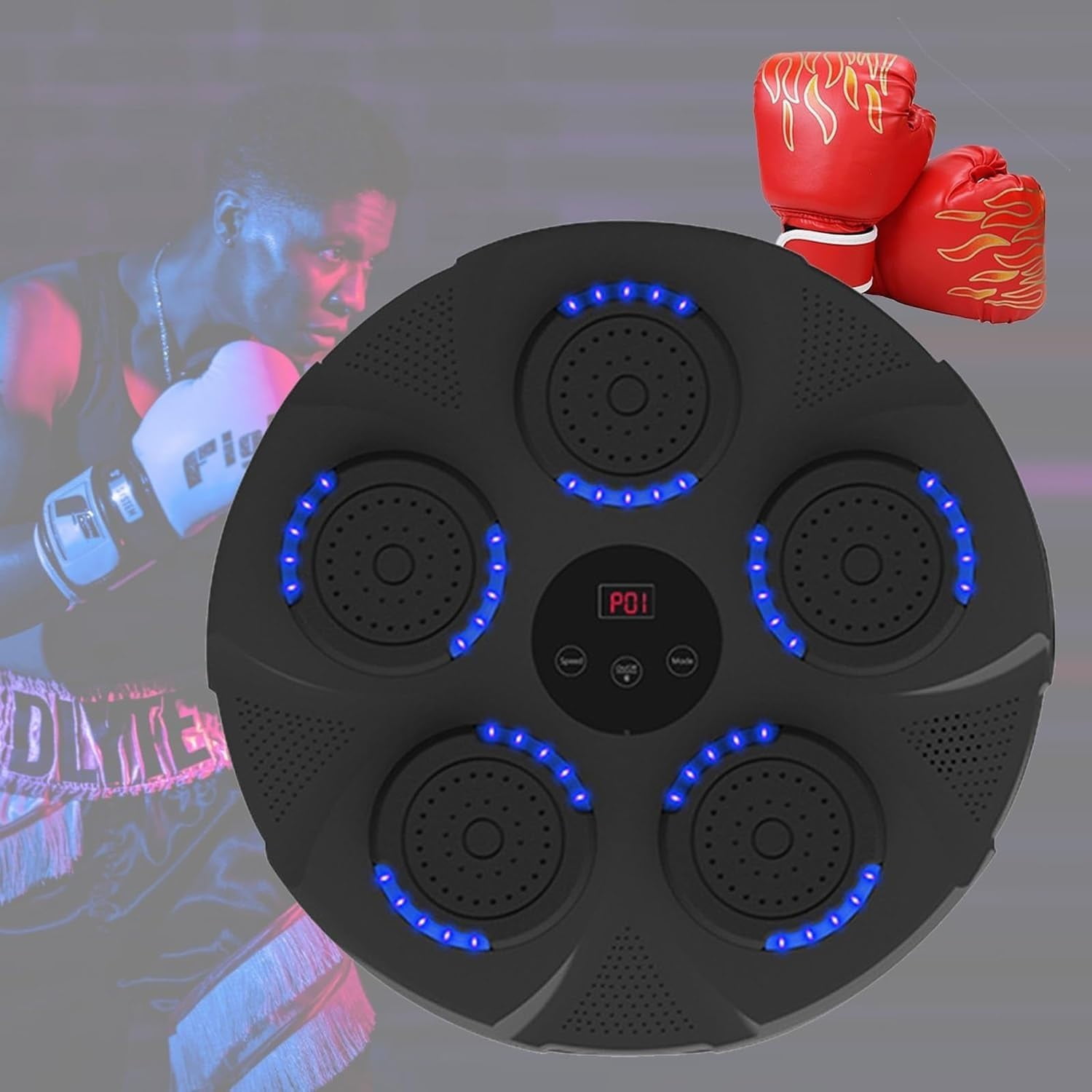 KASGMU Electronic Music Boxing Machine Wall Mounted Boxing Machine with ...