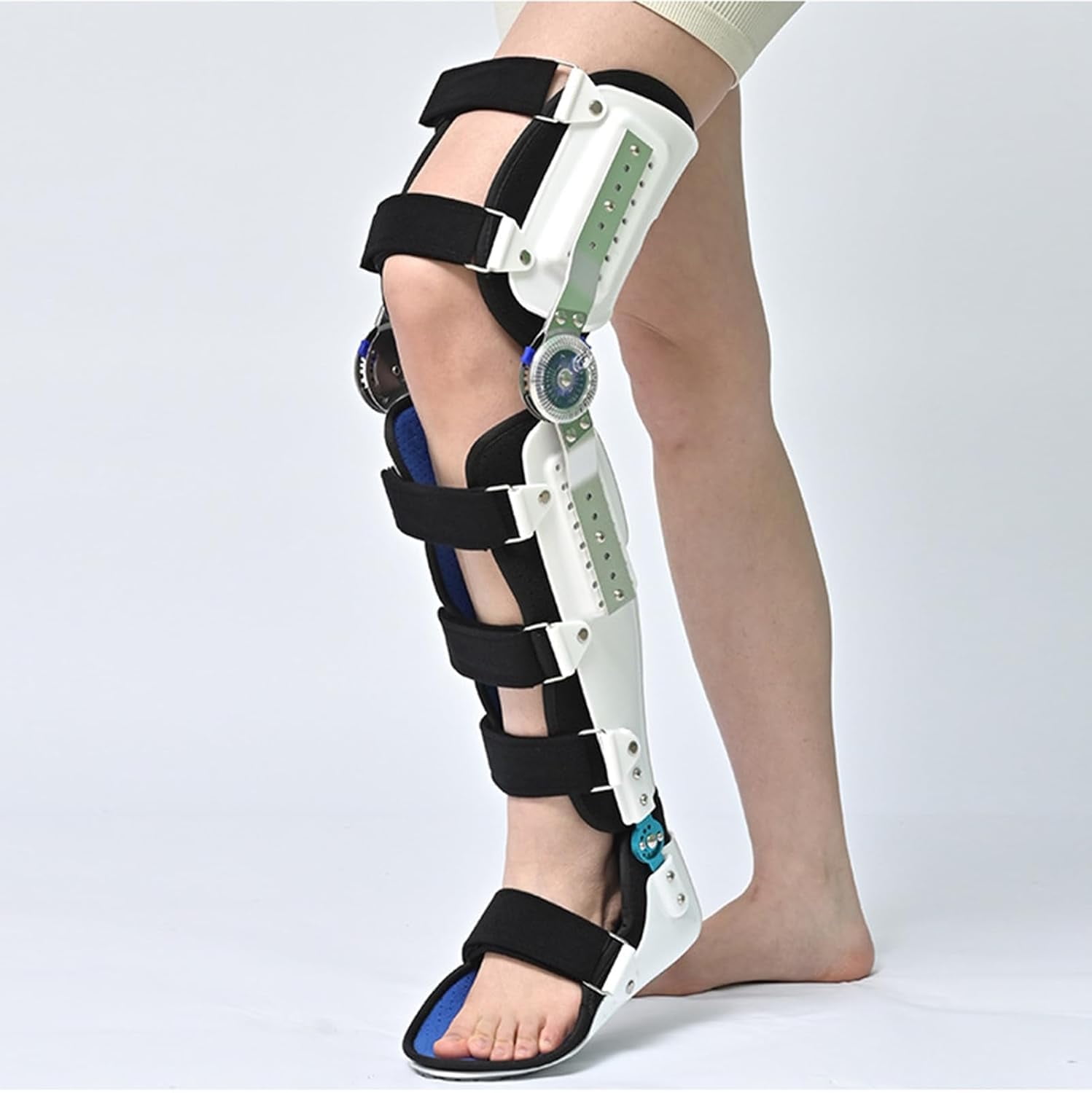 KASGMU Hinged Knee Brace ROM Post OP Immobilizer Leg Braces Orthopedic ...