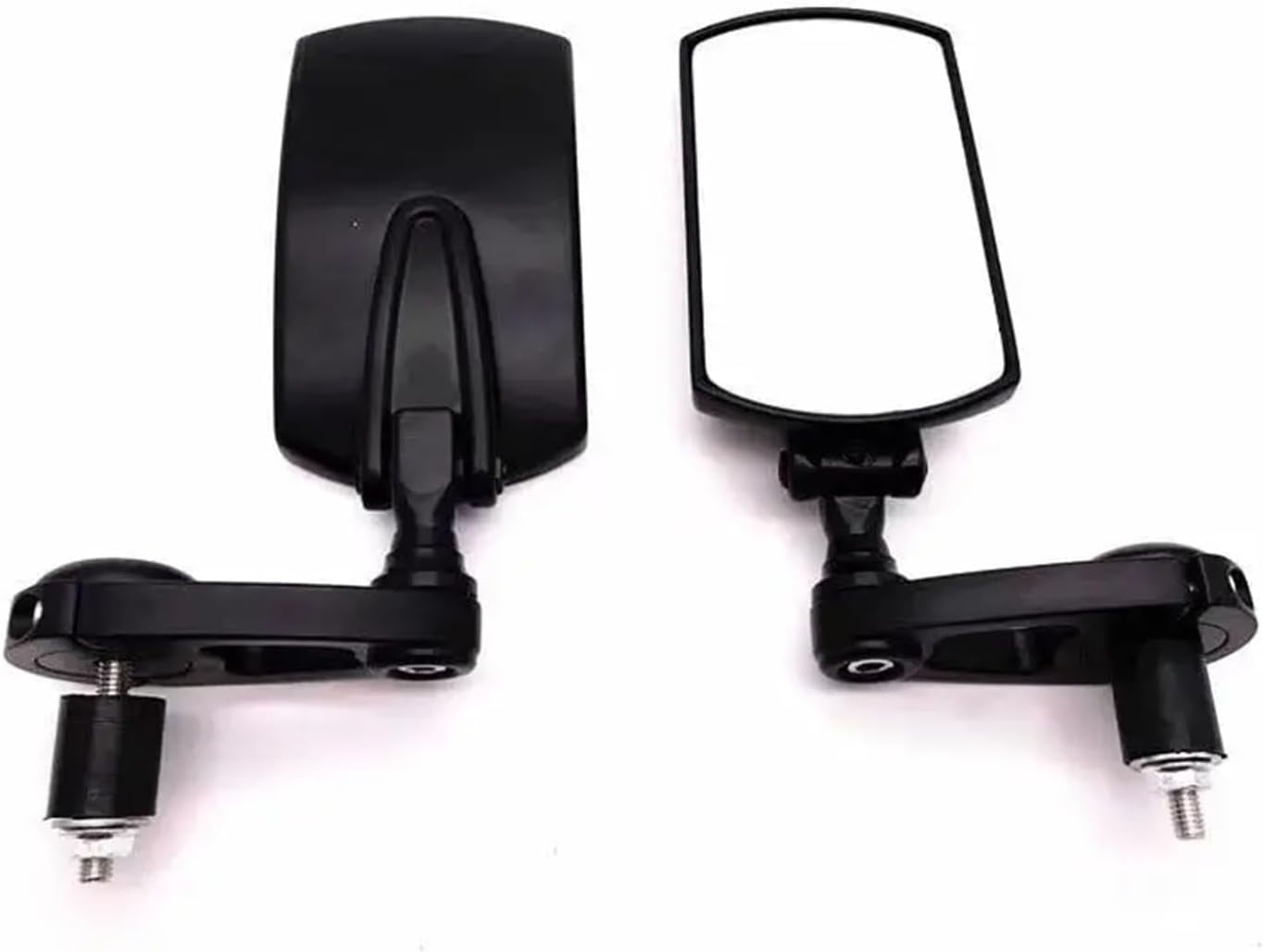 KASGMU Motorcycle Side Mirrors – 7/8" Handlebar Mount Rectangle Design ...