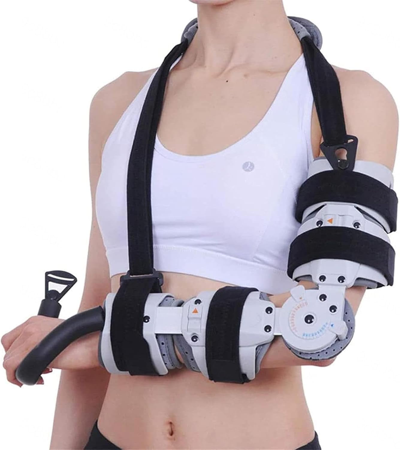 KASGMU Rehabilitation Elbow Splint - Adjustable Hinge for Tendon ...