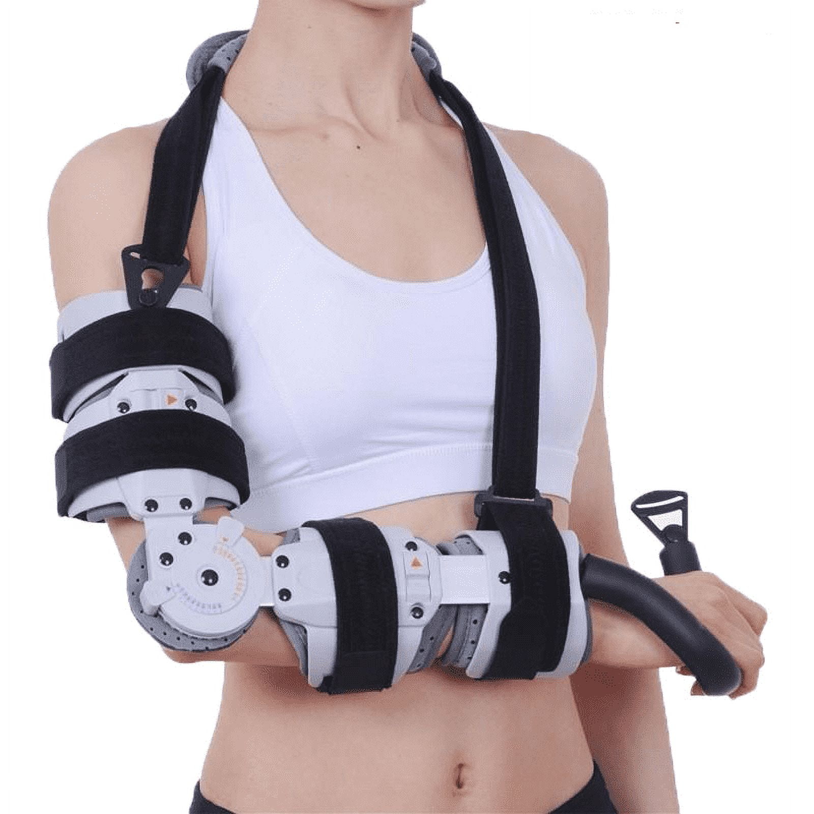 KASGMU Rehabilitation Elbow Splint - Adjustable Hinge for Tendon ...