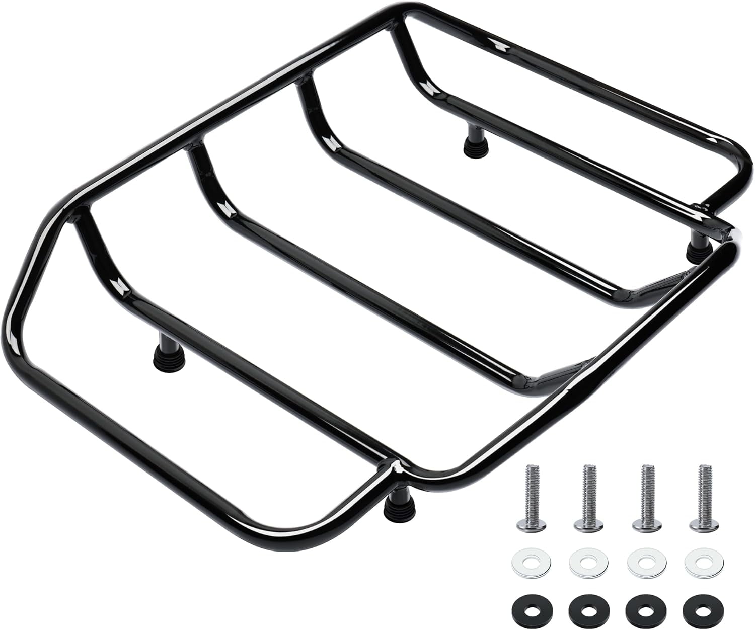 KASGMU Tour-Pak Pack Luggage Rack Trunk Rail Top Compatible with Harley ...