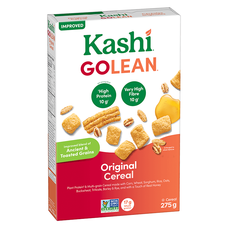Kashi Go Lean Cereal, Non-GMO, 275g/9.6 oz. Box - Walmart.com