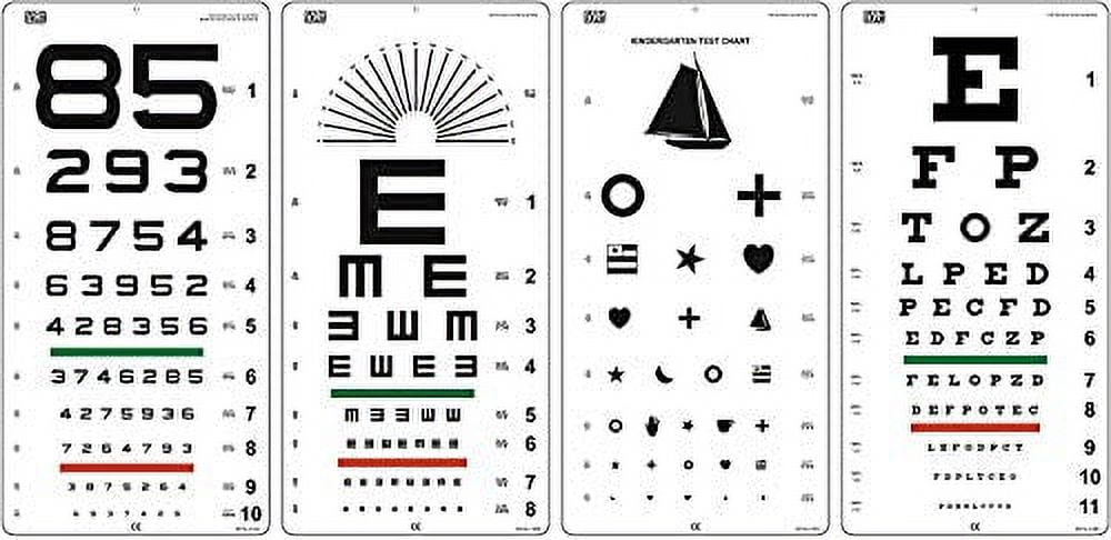 KASHSURG Snellen EFP, Kindergarten, Number, E Illiterate with ...