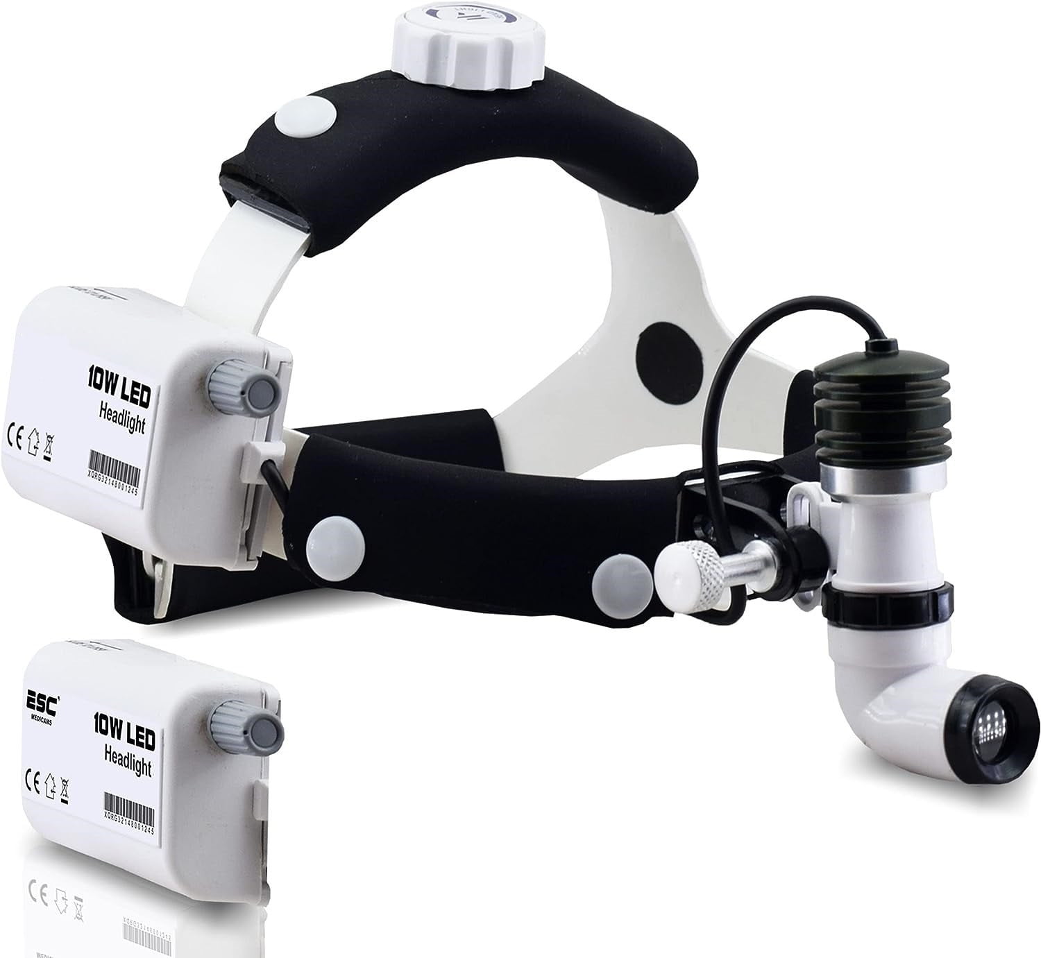 KASHSURG Surgical Headlight Dental Headlamp Wireless Portable Cold LED ...