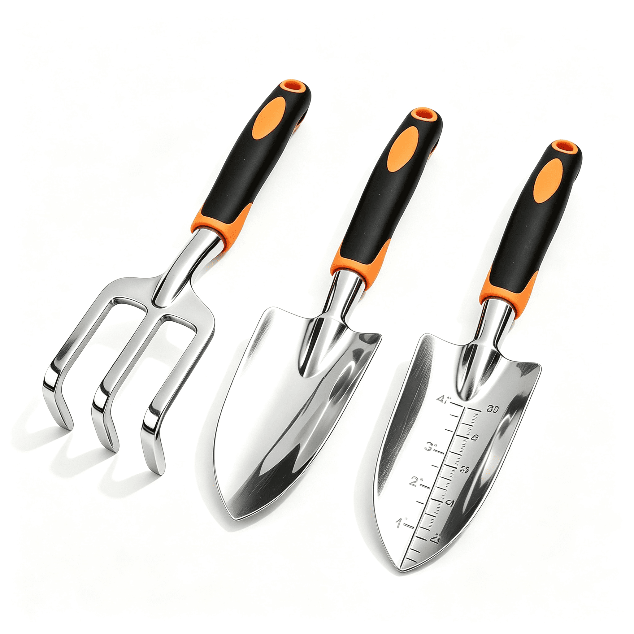 KASIU Stainless Steel Garden Tool Set，3 Pieces, Including Hand Shovel ...