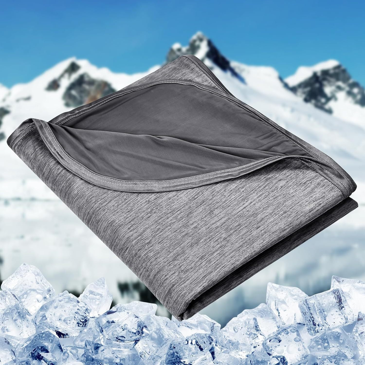 KASOYO Double-Sided Summer Cool Feel Weighted Cooling Blanket In Soft ...
