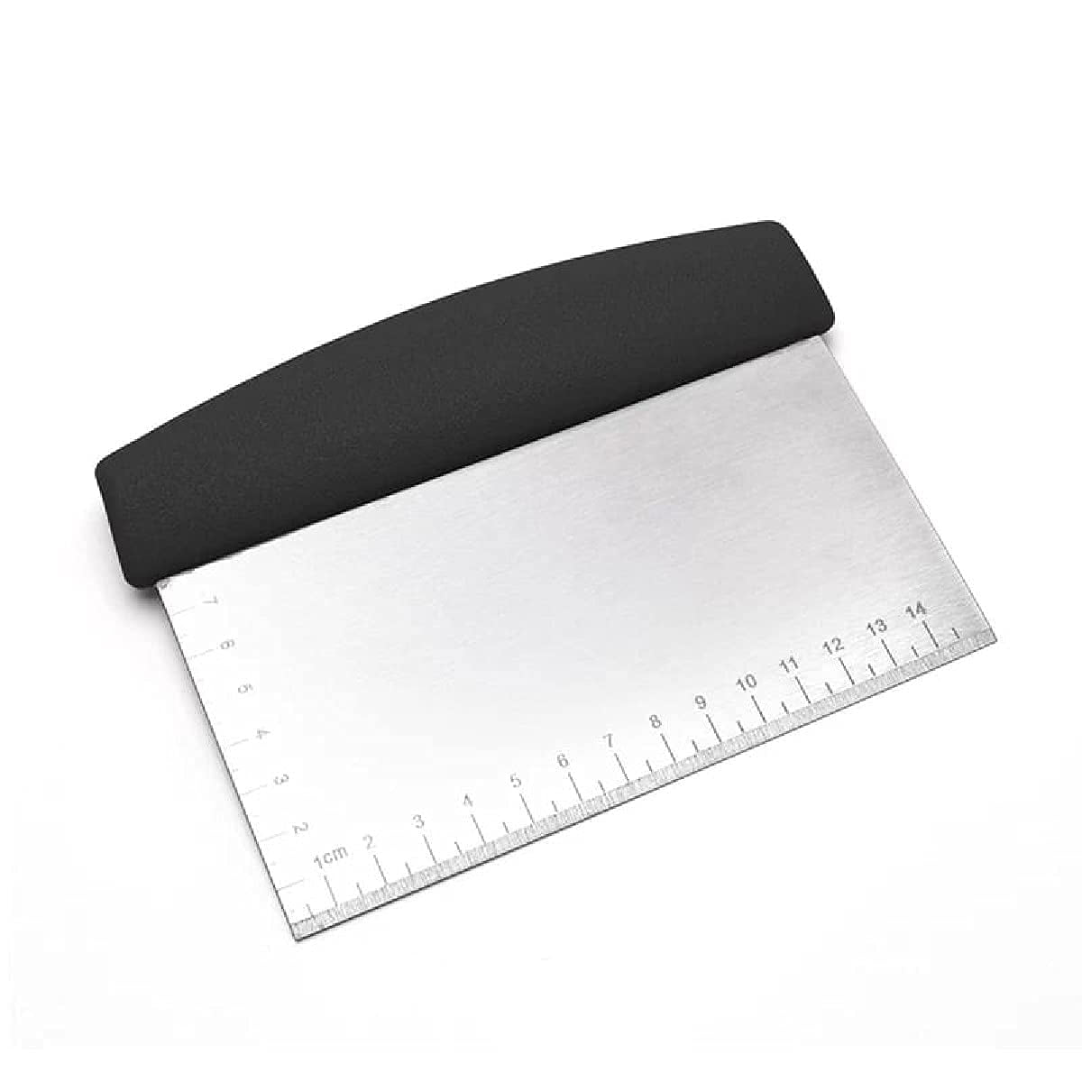 KASQUE Stainless Steel Dough Cutter Scraper with Handle Multipurpose ...