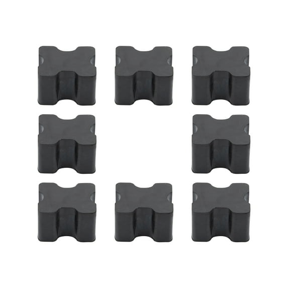 KASturrboo 8Pcs Heavy Duty Rubber Coil Spring Booster Kit Rubber Coil ...