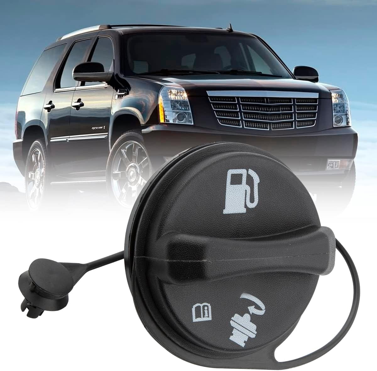 KASturrboo Gas Cap Fuel Tank Cap GT231 15763227 Fit for Chevy Cadillac ...