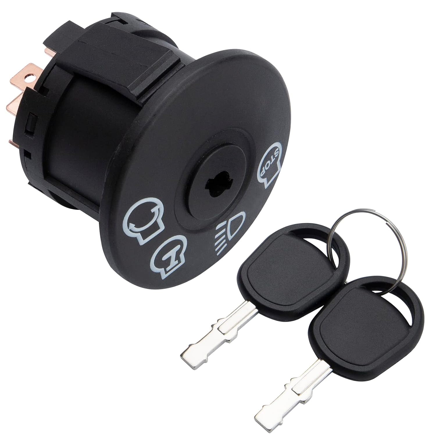 KASturrboo Ignition 4-Position Starter Vehicle Switches with 2 Keys ...