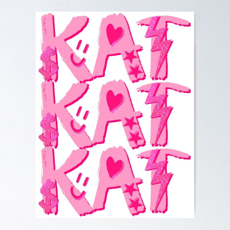 KAT name Poster - KIRA.1009, UNFRAMED-12x18 - Walmart.com