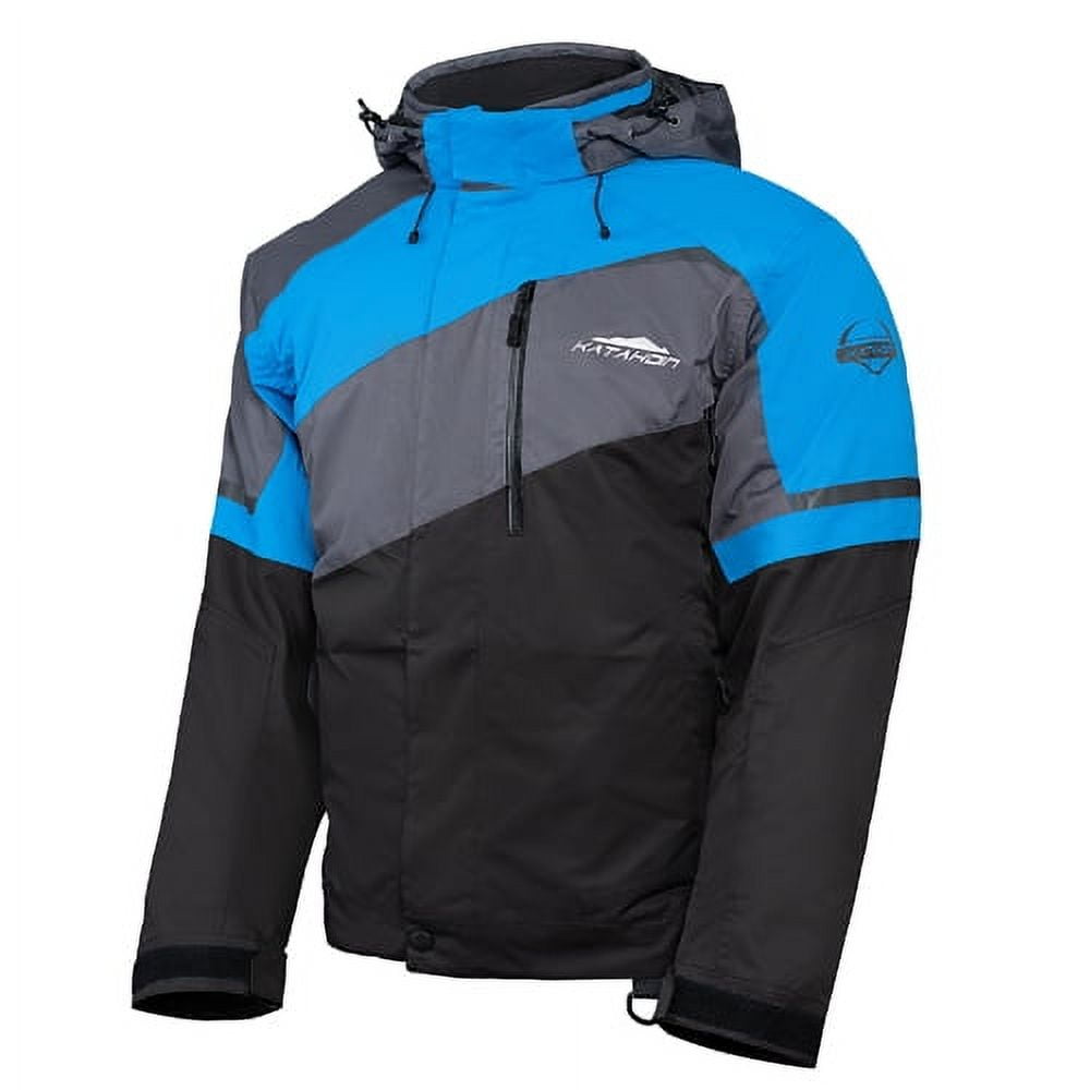 KATAHDIN GEAR RECON JACKET MENS, BLACK/GREY/BLUE - X-LARGE - Walmart.com