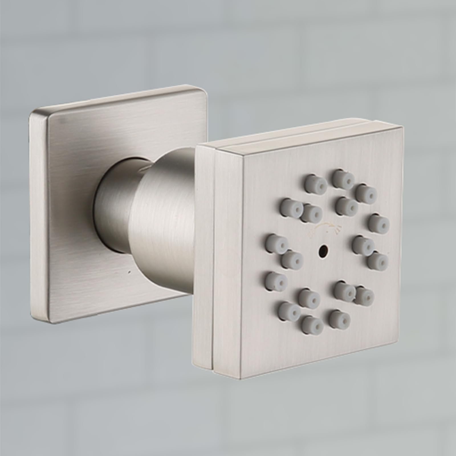 KATAIS Brass Body Jets Brushed Nickel Shower Body Spray Jets Wall Mount ...