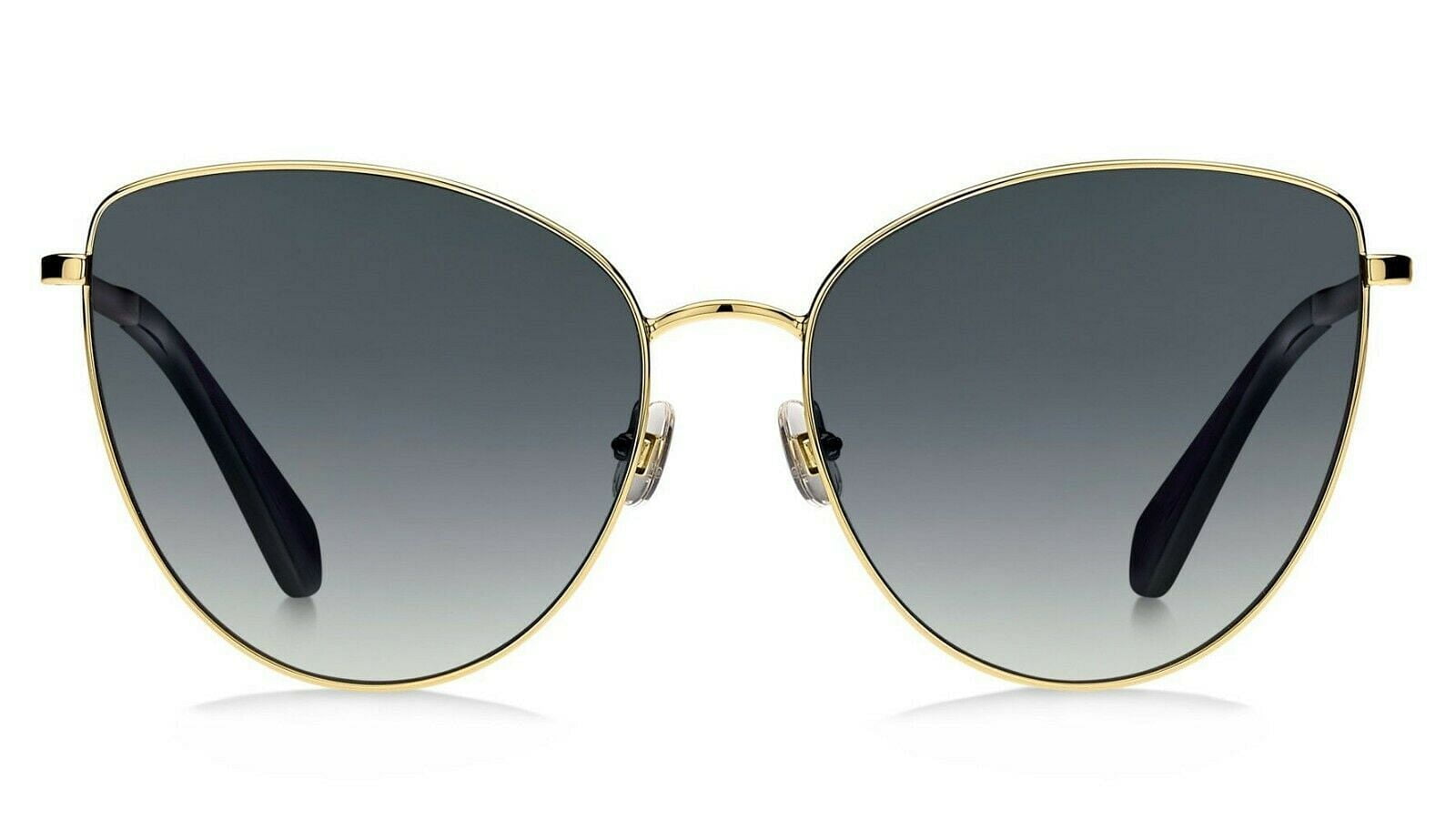 Kate Spade Dulce G S 0807 9o Cateye Sunglasses Black Dark Gray Gradient