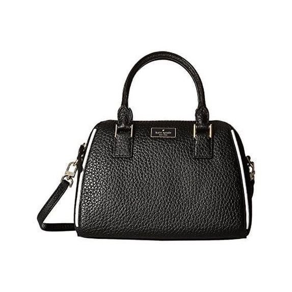KATE SPADE Small Pippa Satchel Crossbody Shoulder Bag - Black Leather ...