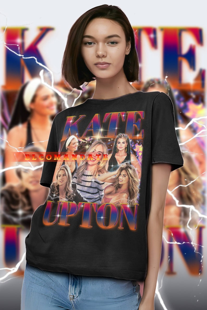 KATE UPTON Shirt, Kate Upton Vintage Shirt, Kate Upton Retro 90s Tshirt ...