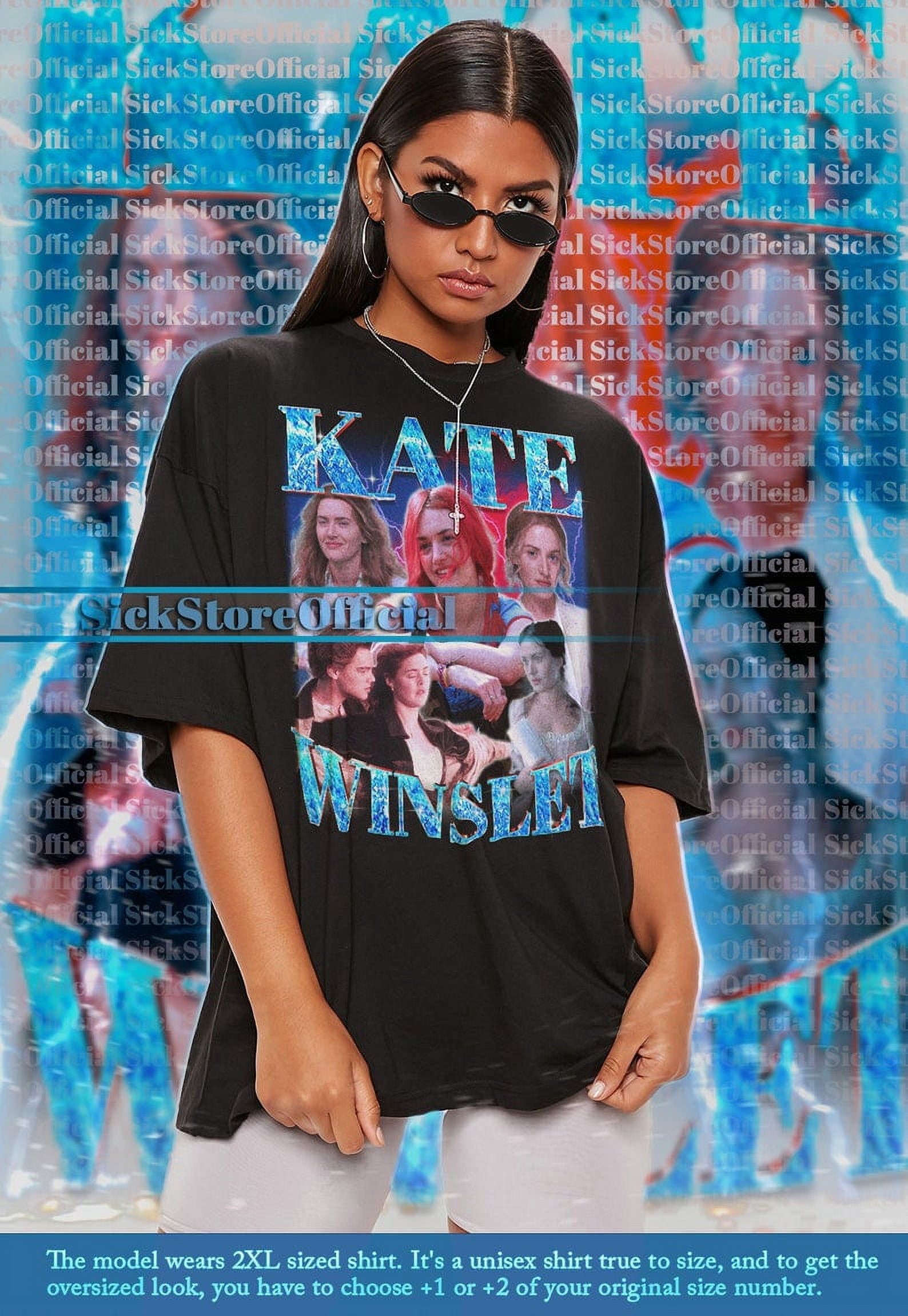 KATE WINSLET Vintage Shirt, Actress Kate Winslet Homage Tshirt, Kate ...