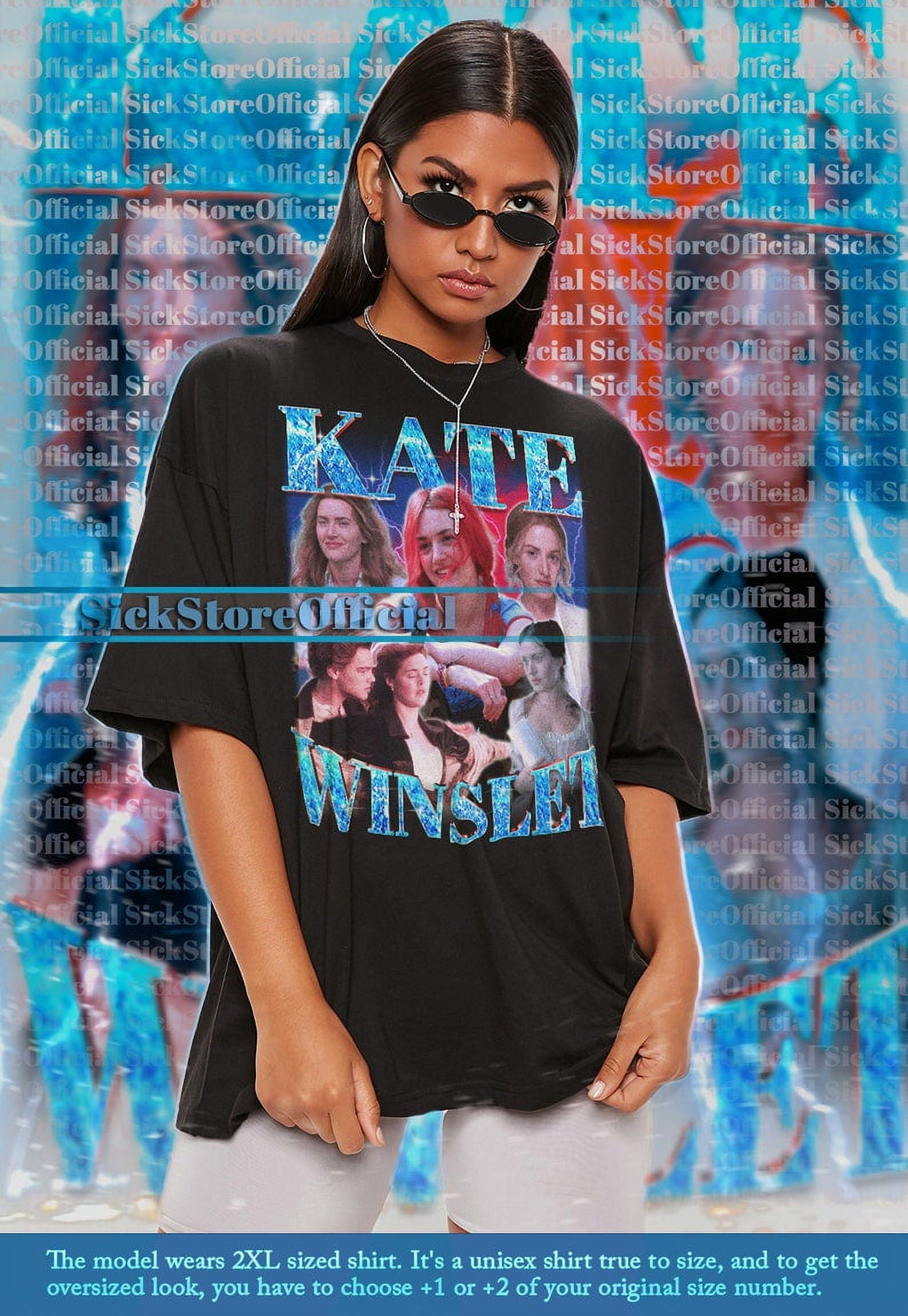 KATE WINSLET Vintage Shirt, Actress Kate Winslet Homage Tshirt, Kate ...