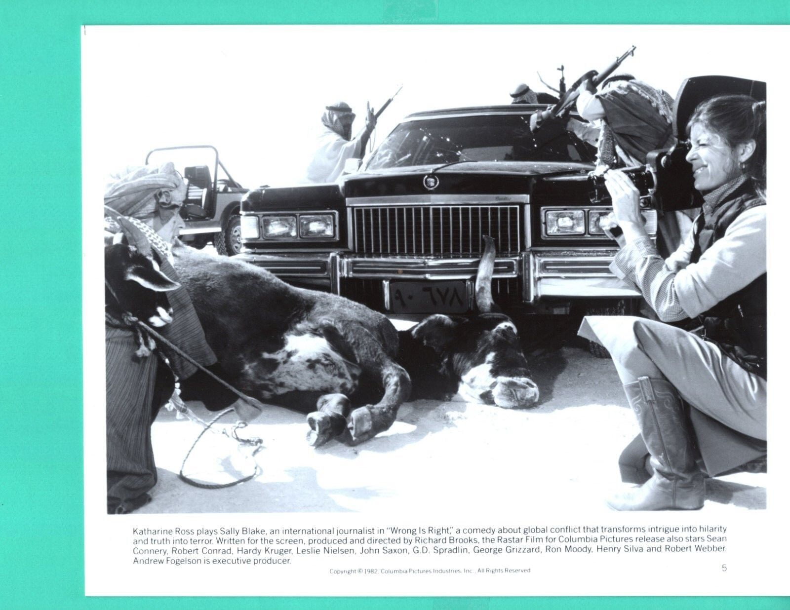 KATHARINE ROSS Actress Movie Star 1982 Movie Promo Photo 8x10 Wrong Is ...