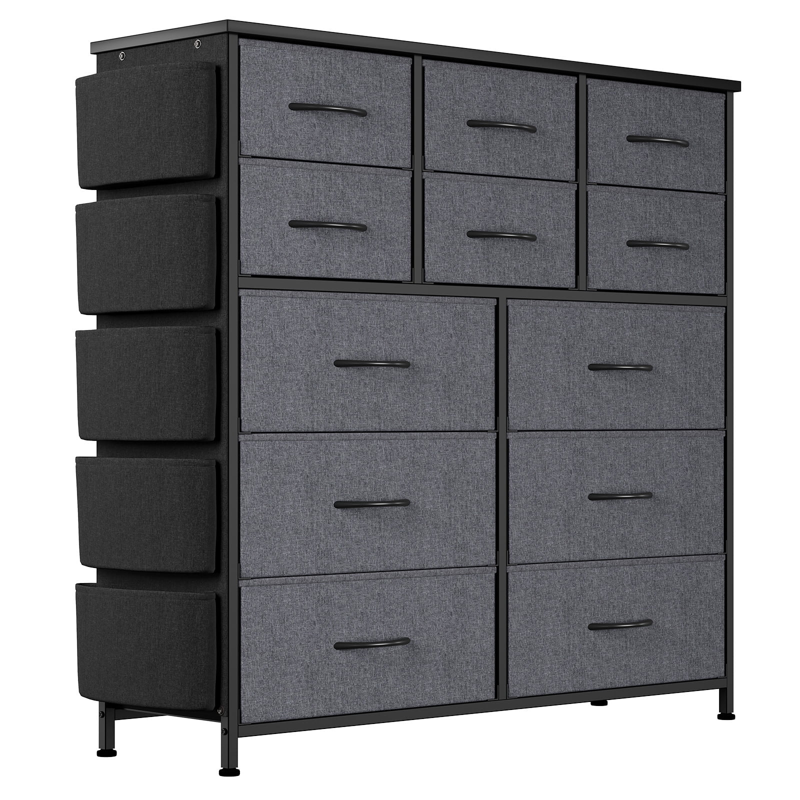 KATIDAP Dresser for Bedroom with 12 Drawer, Dressers & Chests of ...