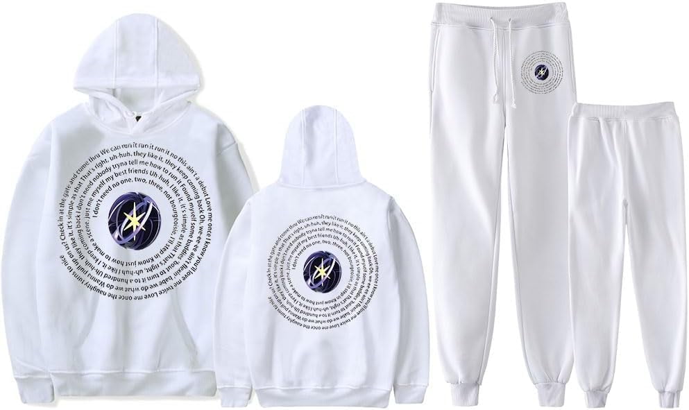 KATSEYE Merch Tour Hoodie Jogger Pants Set 2-Piece Support Concert ...