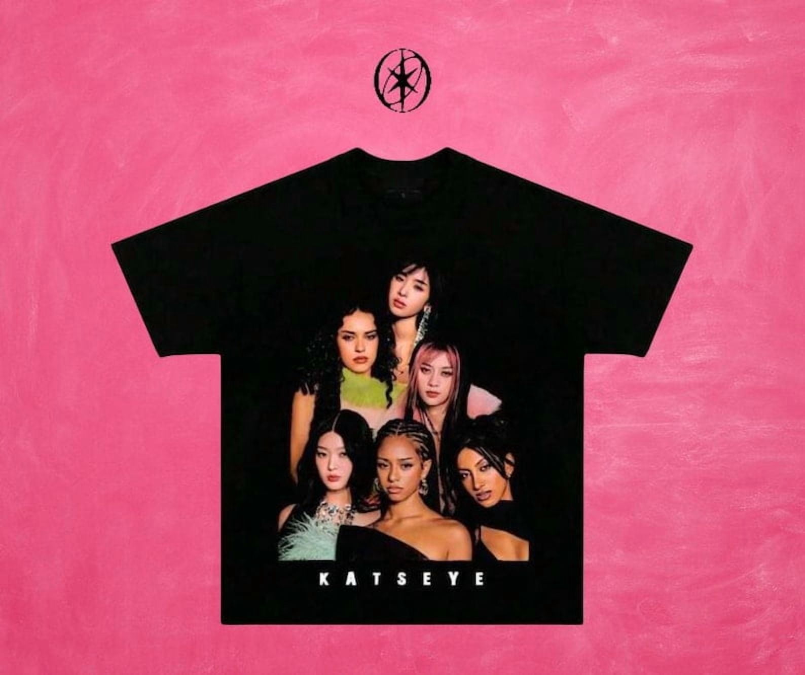 KATSEYE tshirt,K-pop gift for her,KASTEYE merch,K-pop,Black Color,Size M - Walmart.com