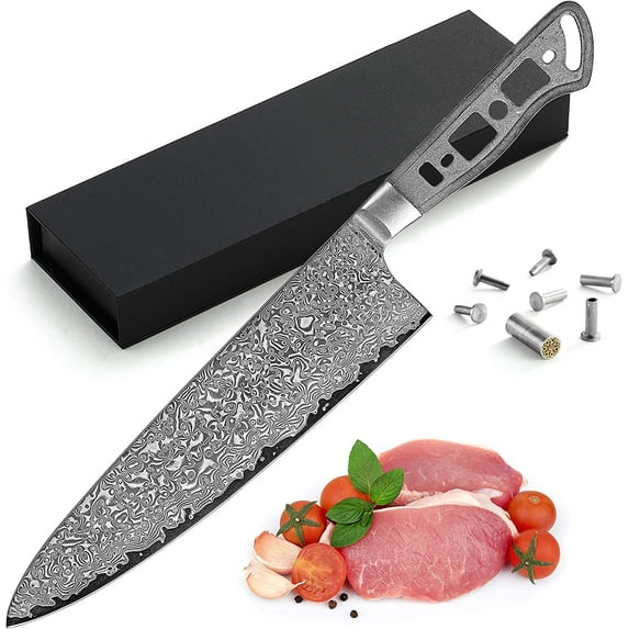 KATSURA Woodworking Project Kit – Gyuto Chef Knife Blank – 8.25 Inch ...