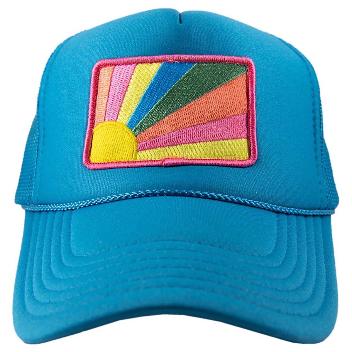 KATYDID Bursting Sunshine Patch Foam Trucker Hat (Blue) - Walmart.com