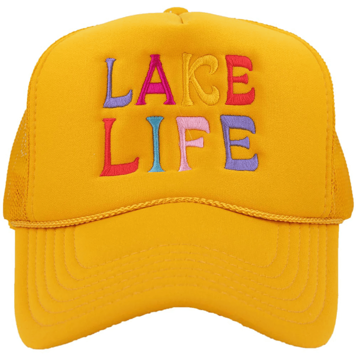 KATYDID Lake Life Foam Trucker Hat-Orange - Walmart.com