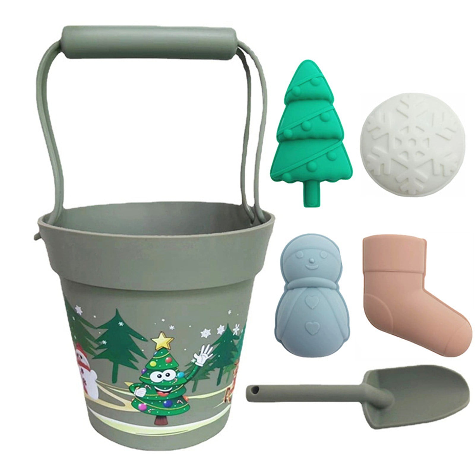 KATYTS Beach Sand Toys Set 6 Pieces Sand Castle Models Set，Children's ...