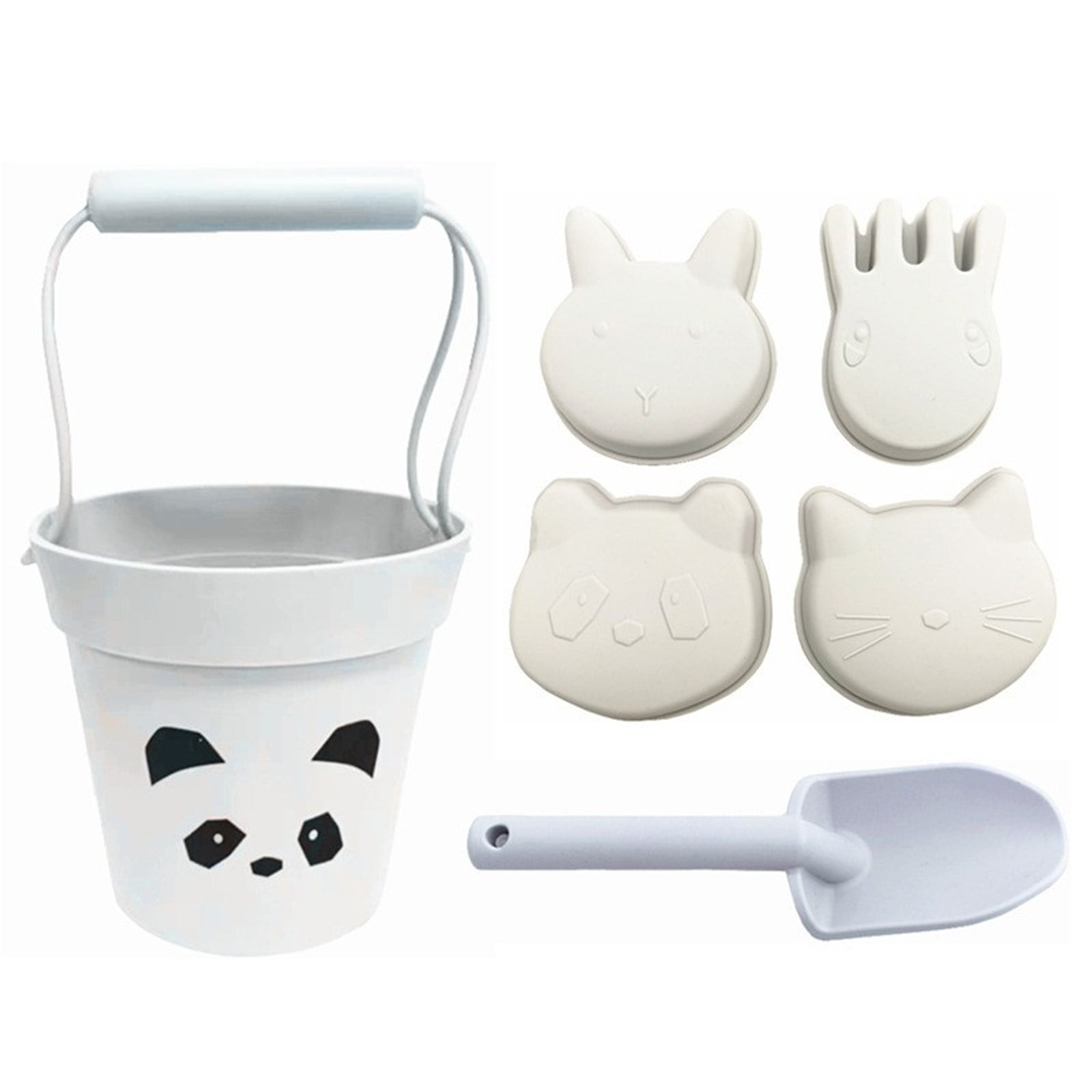 KATYTS Collapsible Beach Sand Toys for Kids，Beach Toys Set 6 Castle ...