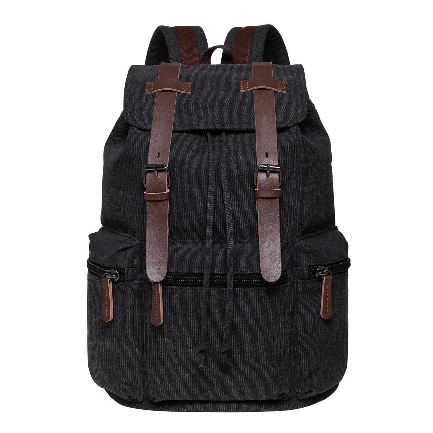 KAUKKO Vintage Canvas Backpack-Large Capacity, Multi-Functional Durable ...