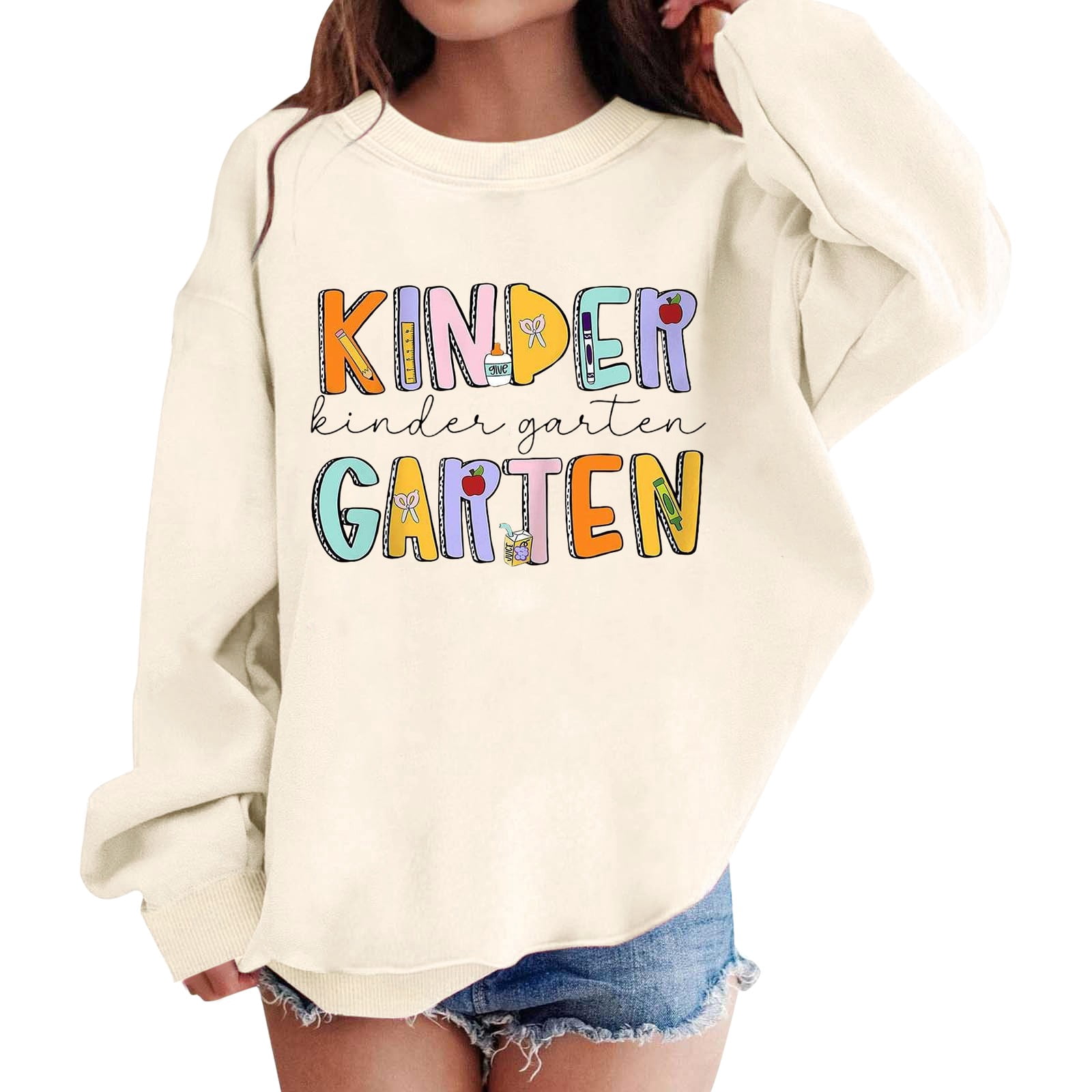 KAUOD Back to School Clothes for Girls Kindergarten Preschool Primary ...