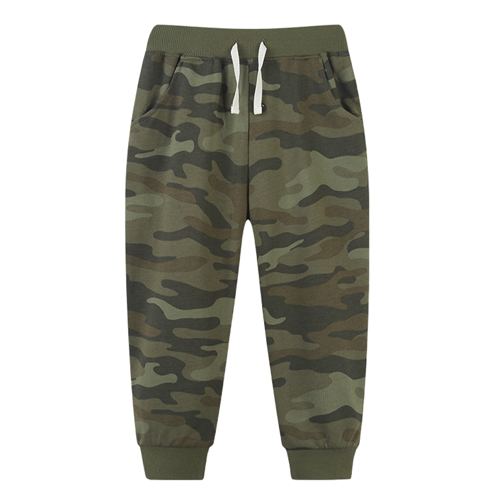 KAUOD Boys Girls Camouflage Sweatpants Causal Elastic Waist Athletic ...