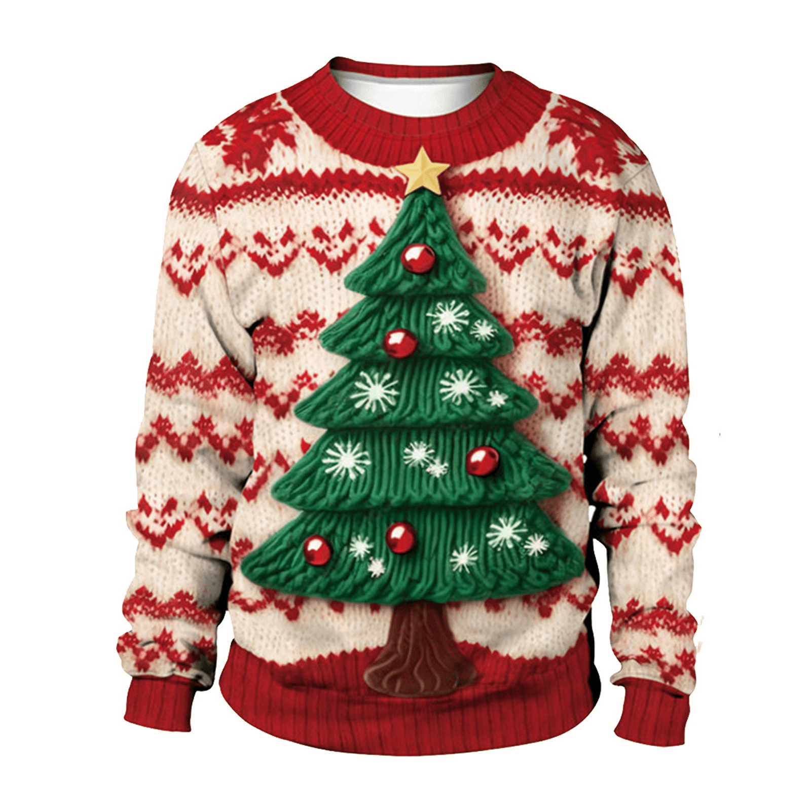 KAUOD Christmas Sweaters for Men 2024 - Unisex Women Funny Winter ...