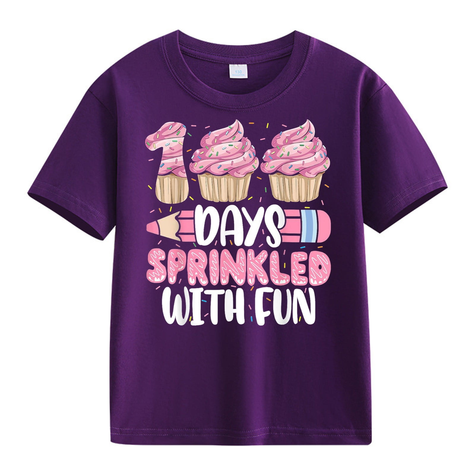 KAUOD Girls 100 Days of School Shirt for Boys Girls Kids Cute Funny ...