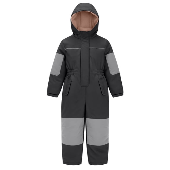 KAUOD Kids One Piece Snow Suits Waterproof Insulated Ski Snowsuits Boys ...
