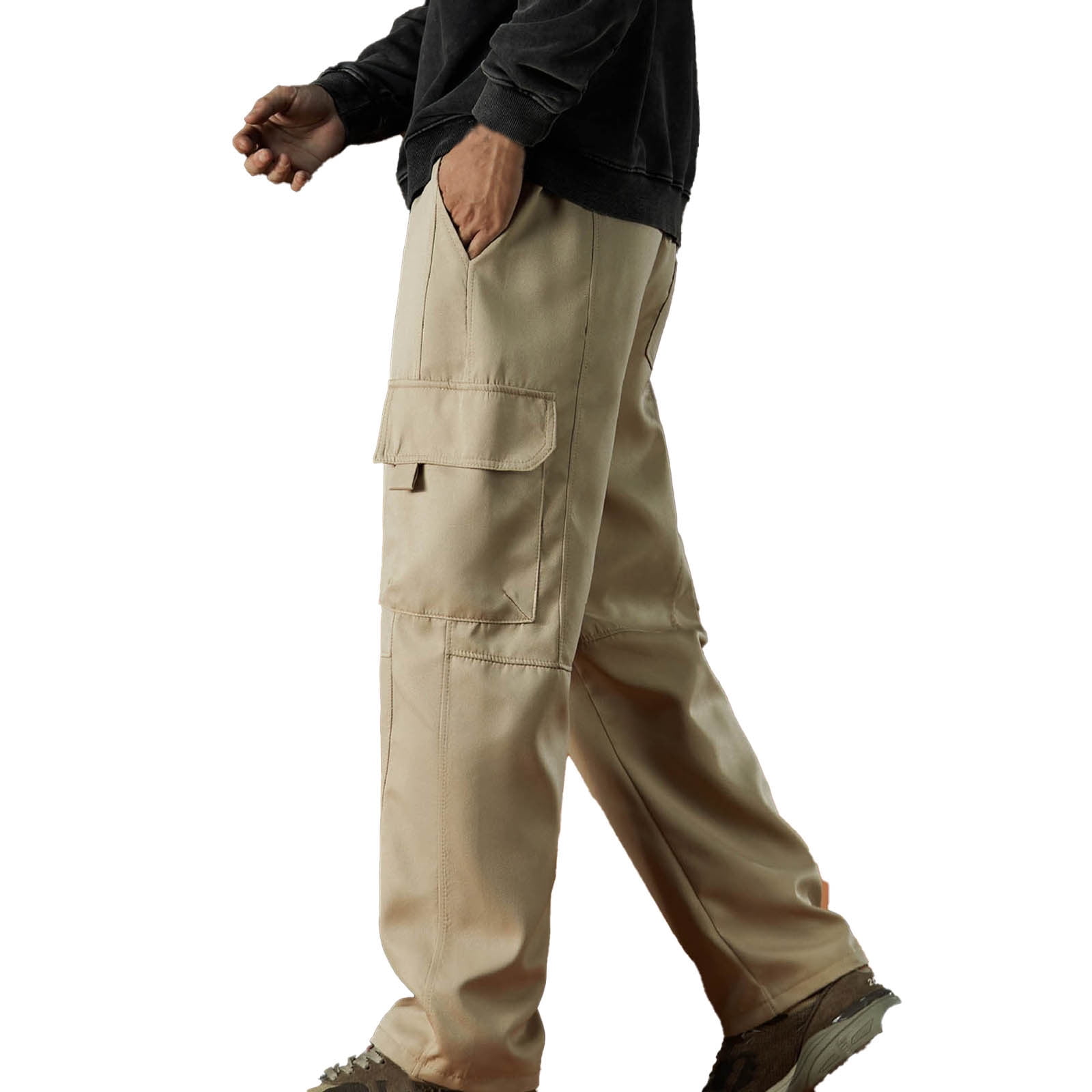 KAUOD Men Outdoor Cargo Pant Lightweight Tactical Pant Hiking Jogger ...