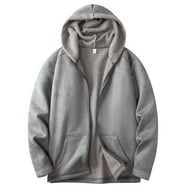 Aloohaidyvio Mens Jackets Clearance Men's Full Zip Fleece Hoodie ...
