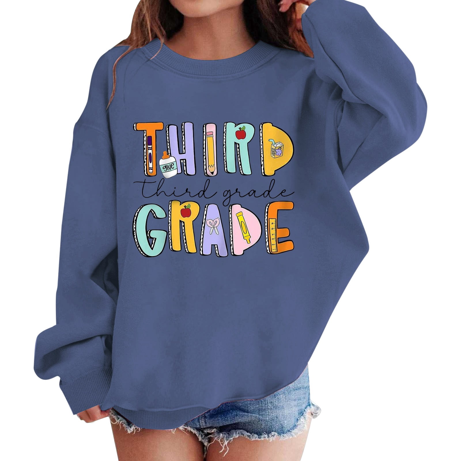 KAUOD Third Grade Graphic Sweatshirts for Boys Girls Back to School ...