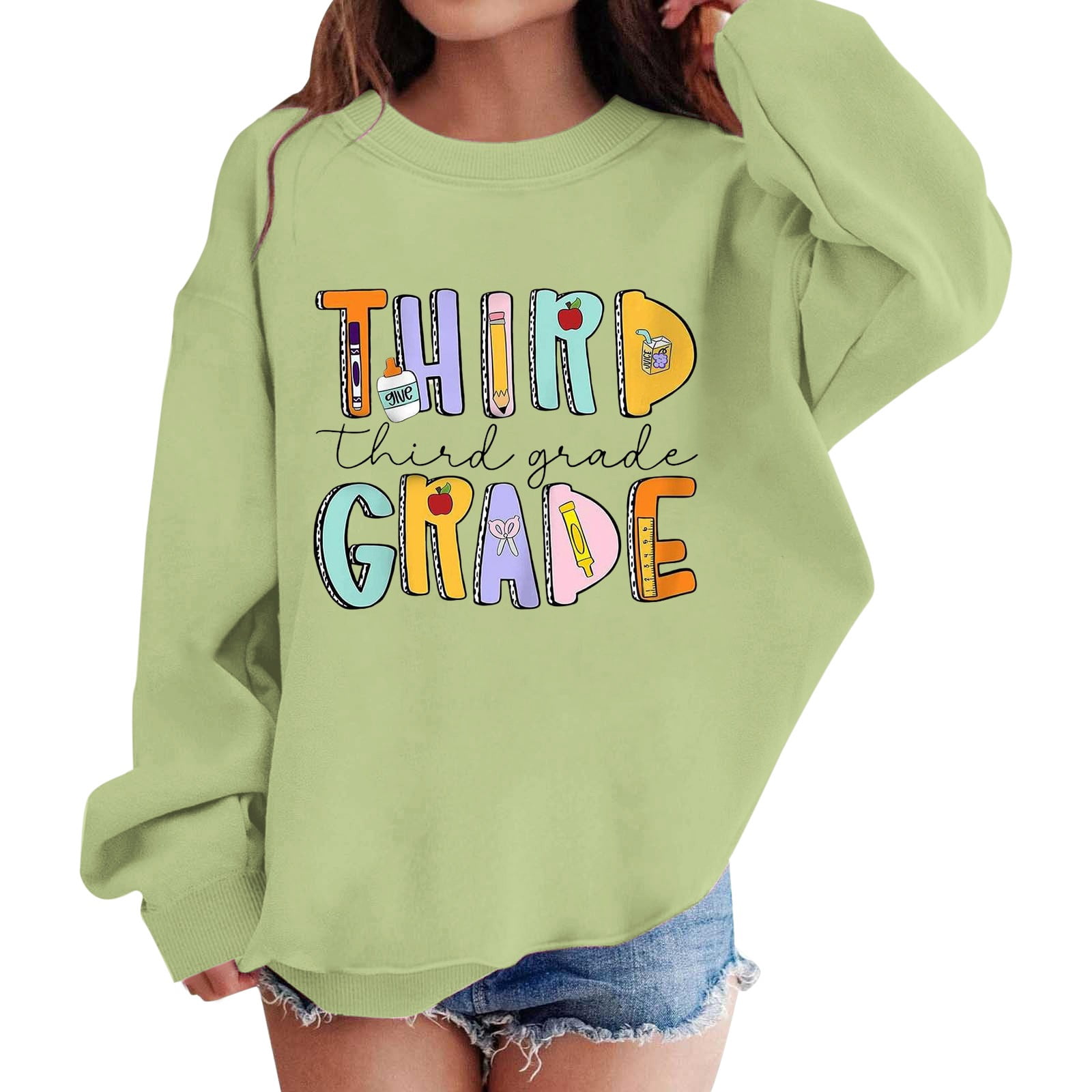 KAUOD Third Grade Graphic Sweatshirts for Boys Girls Back to School ...