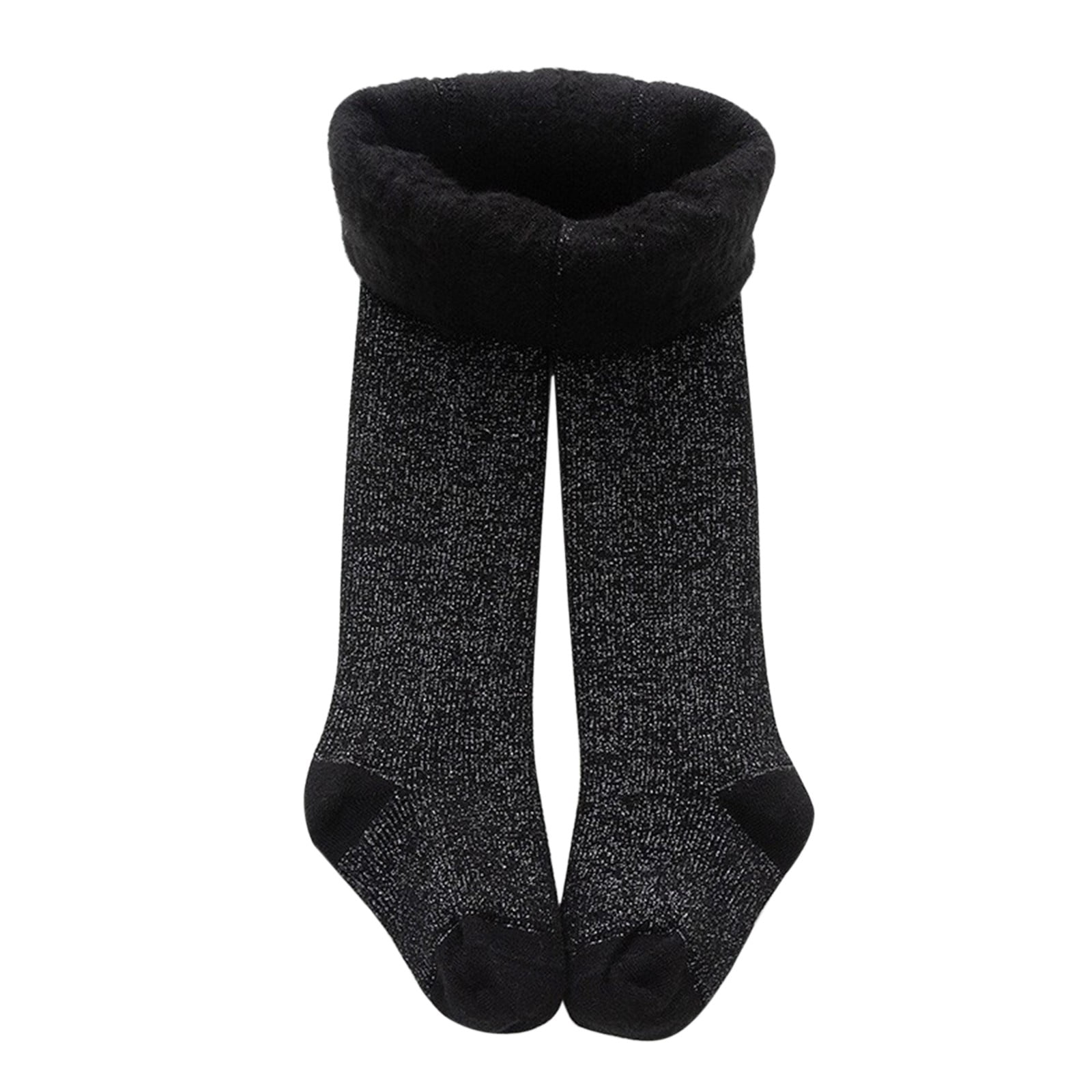KAUOD Toddler Girls Cotton Thick Tights Stretchy Footed Ballet Dance ...