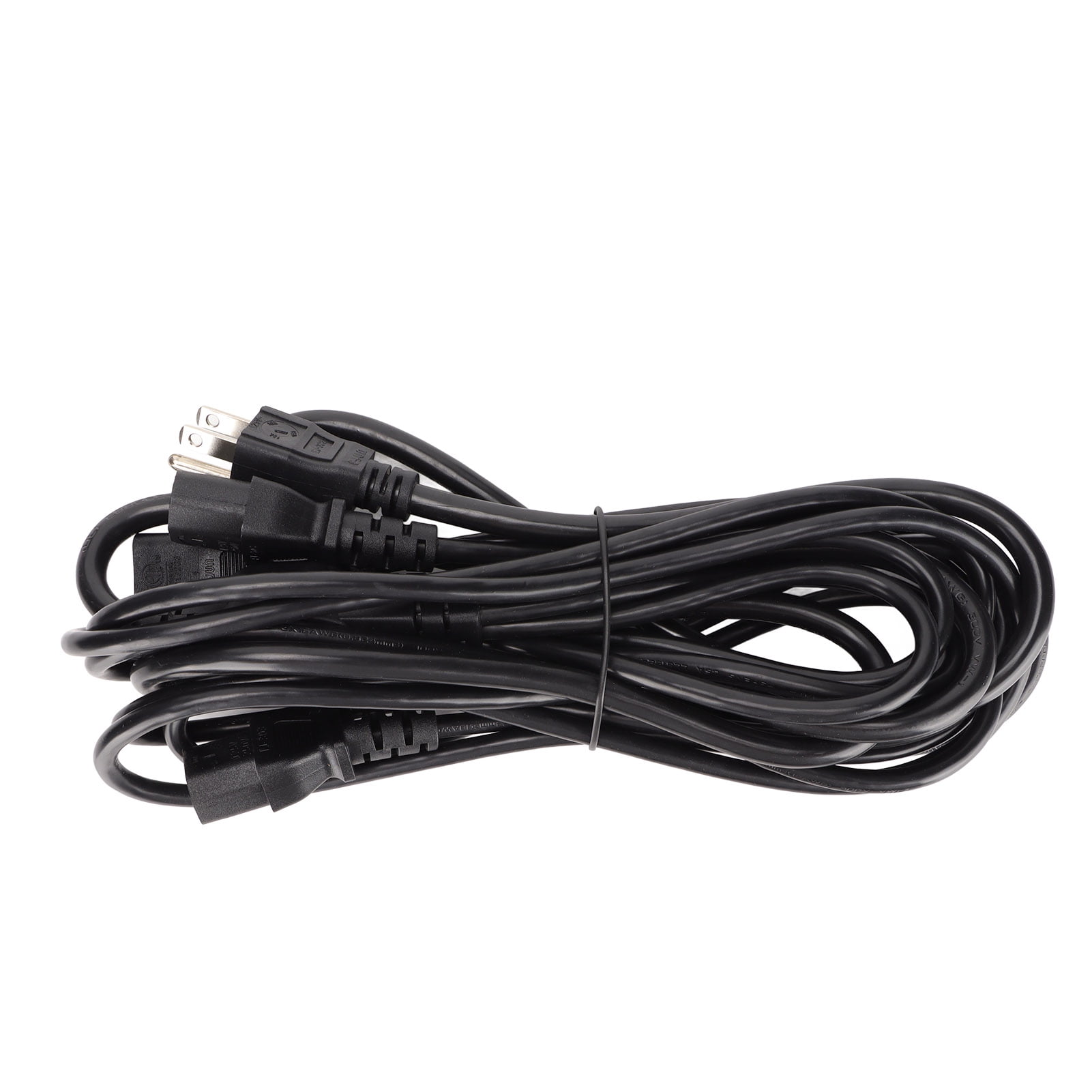 KAUU 1 to 3 Outlet Power Splitter Cord 5 15P to 3 IEC320 C13 Connectors ...
