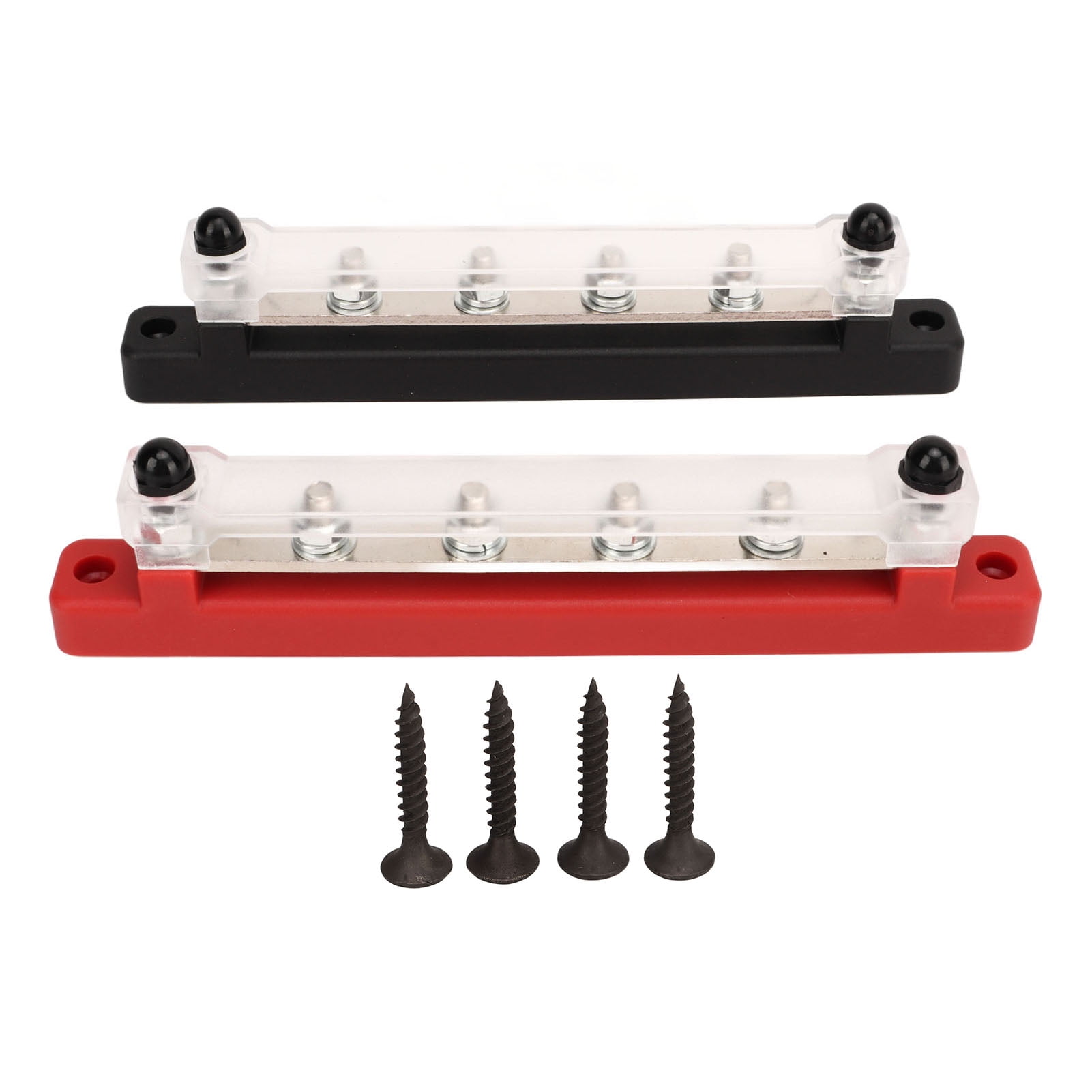 KAUU 2Pcs DC12V?48V 150A Power Distribution Block 6 Studs M6 Battery Bus Bar for Car RV Yacht ...