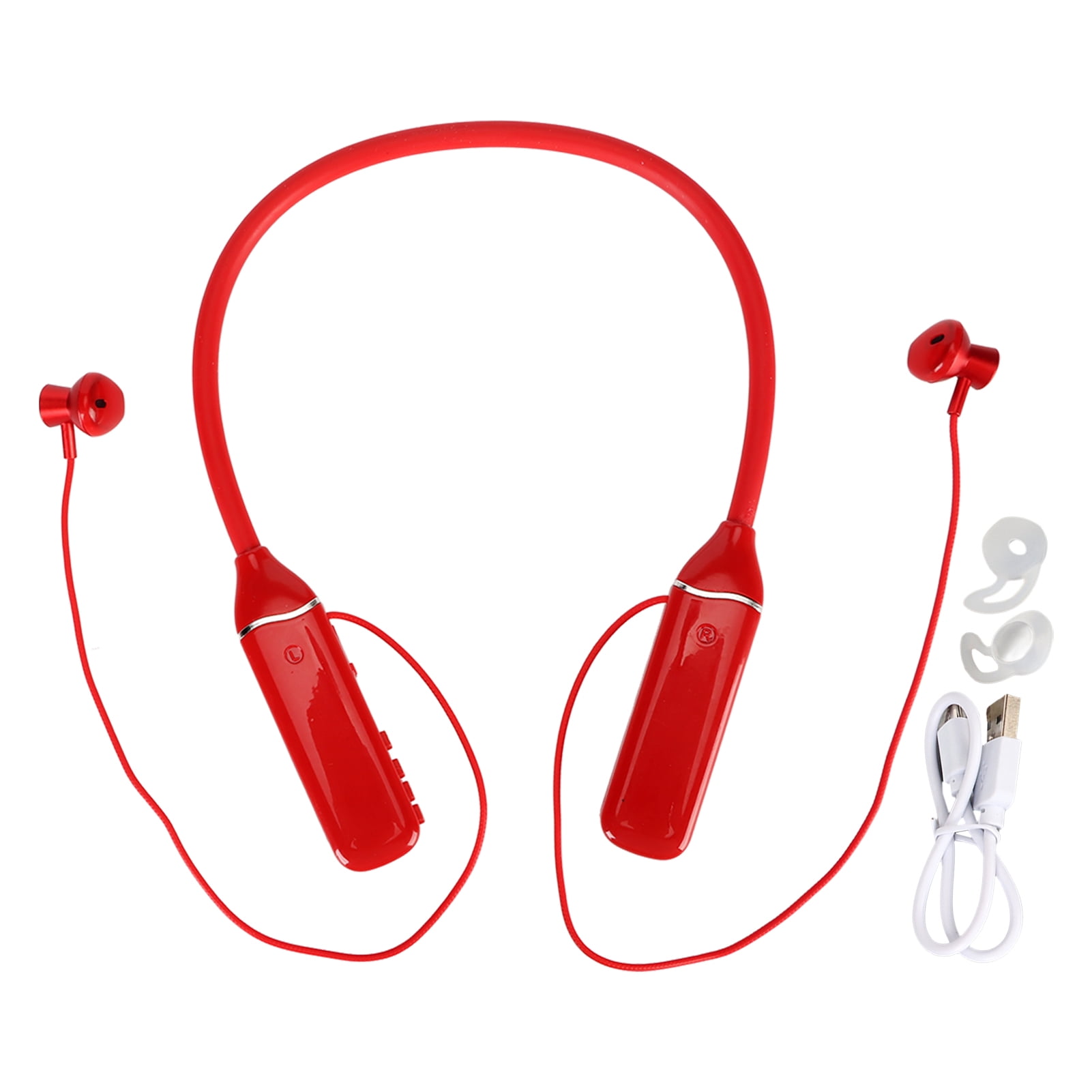 KAUU Bluetooth Neckband Headphone LED Power Display Memory Card ...