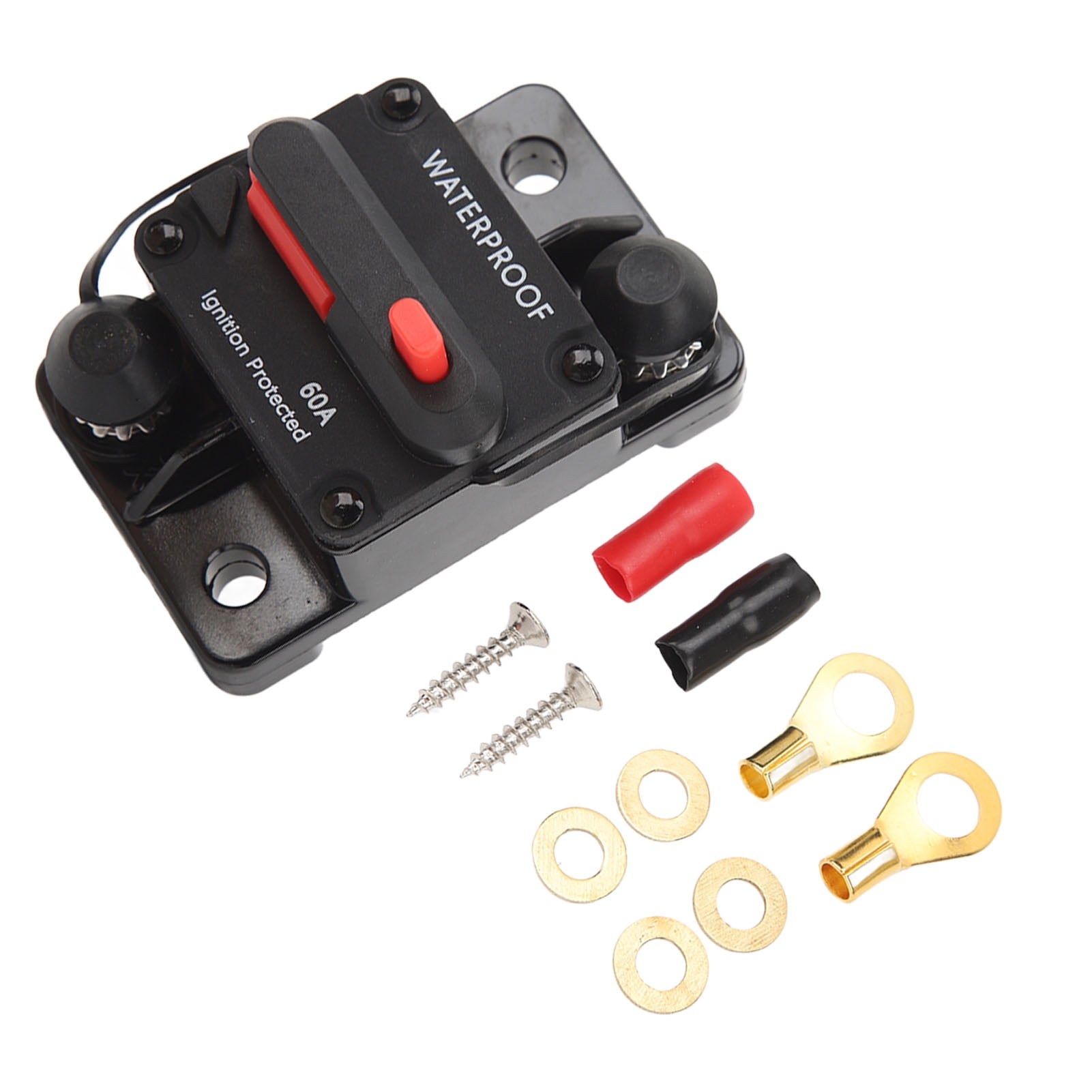 KAUU Car Audio Circuit Breaker 12V Waterproof Manual Reset with Fuse ...