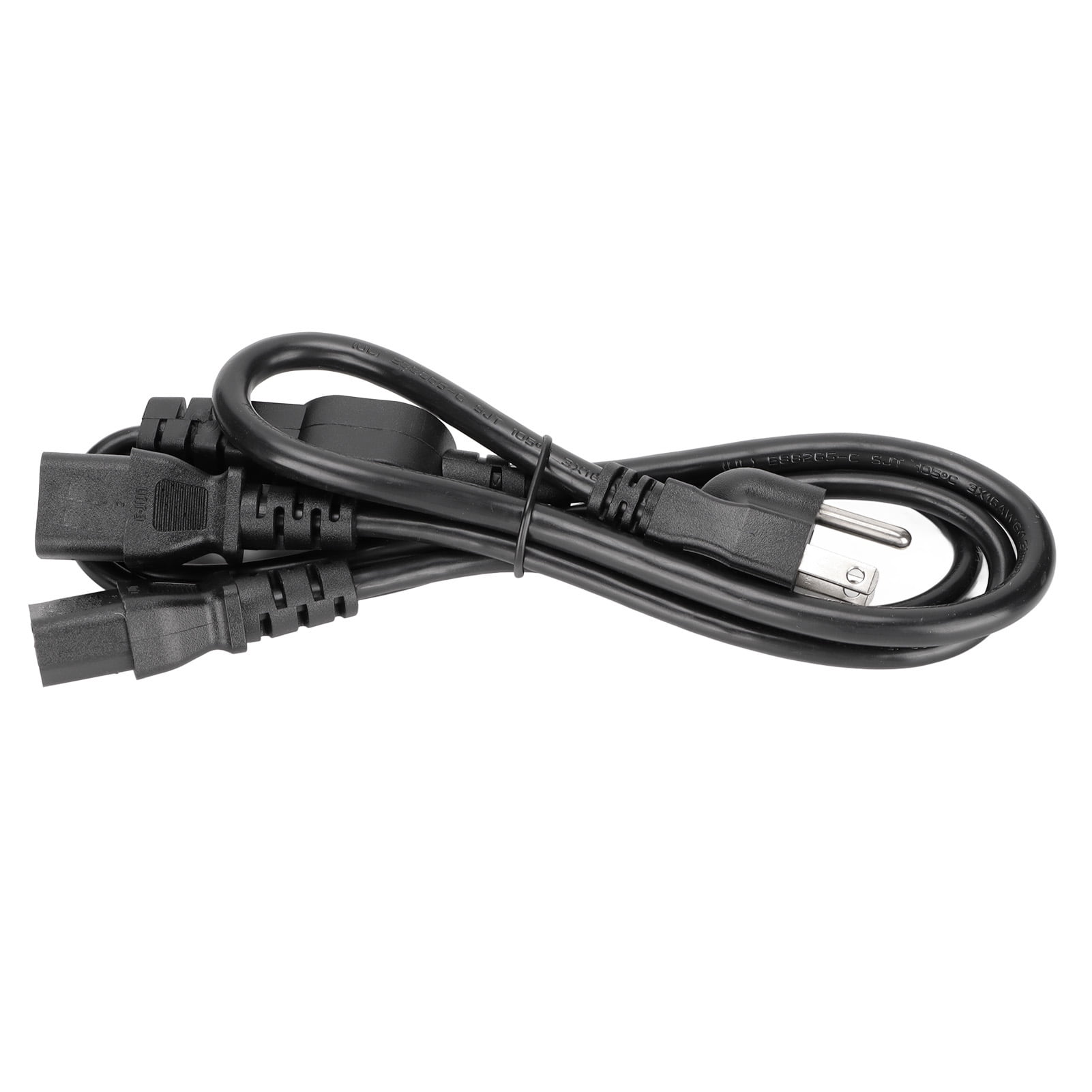 KAUU Computer Power Cord 5?15P Male To Dual IEC320 C13 Female Y Shape ...