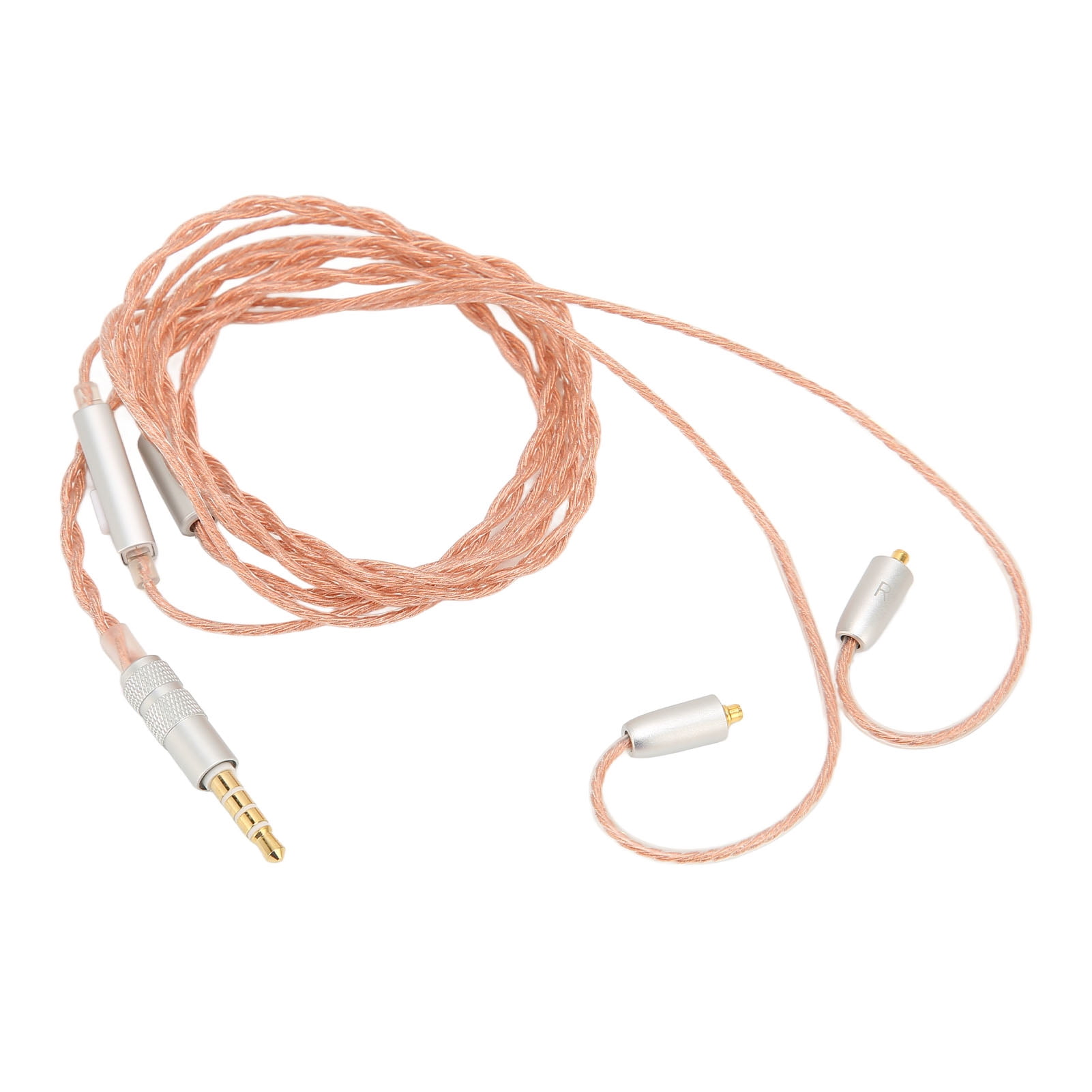 KAUU Earphone Replacement Cable OFC Copper Gold Plated Soft Flexible 3 ...